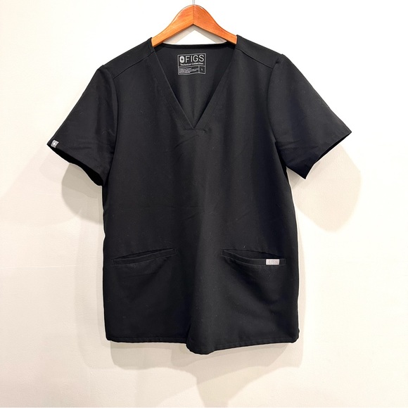 Figs | Tops | Figs Technical Collection Scrub Top Black | Poshmark